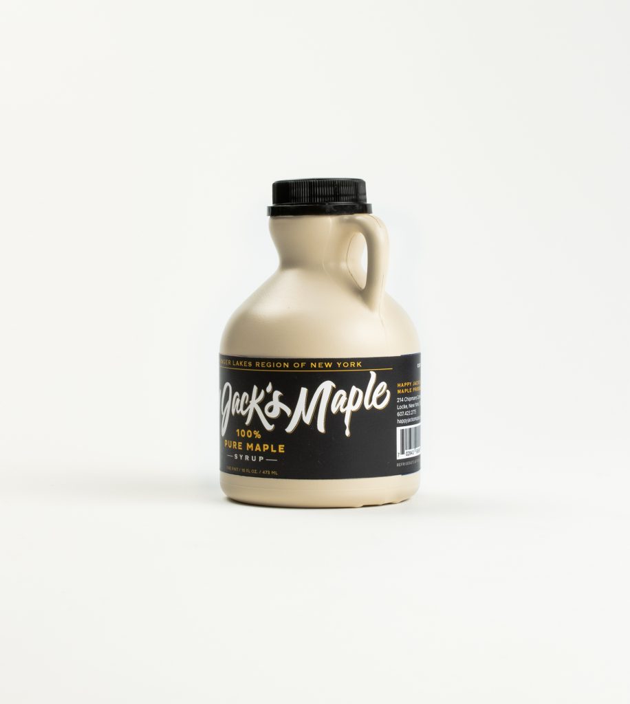 100% Pure Maple Syrup – Pint (16 oz.) – Happy Jacks Maple Syrup