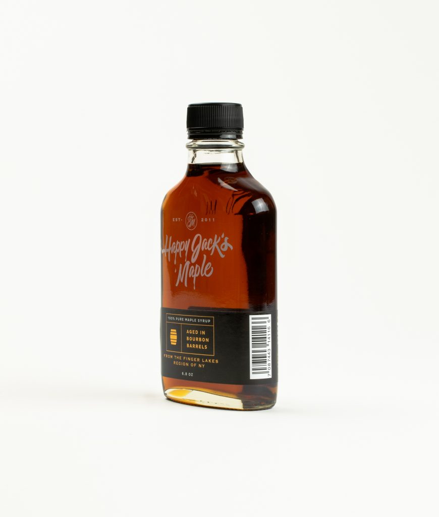 Bourbon Barrel Maple Syrup – Mini (6.8 oz.) – Happy Jacks Maple Syrup